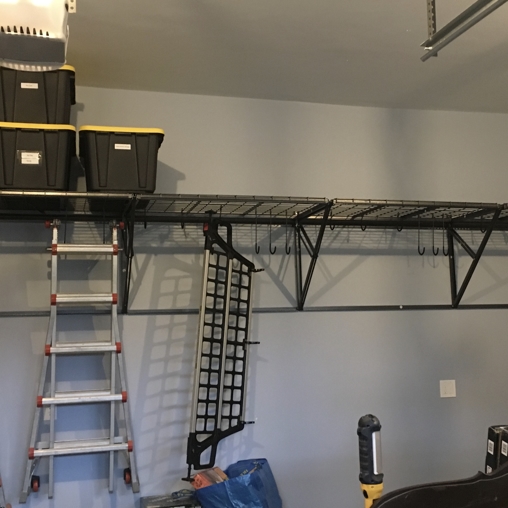 Overhead Garage Shelving, Racks & Hoists in Boston | Garage Organization